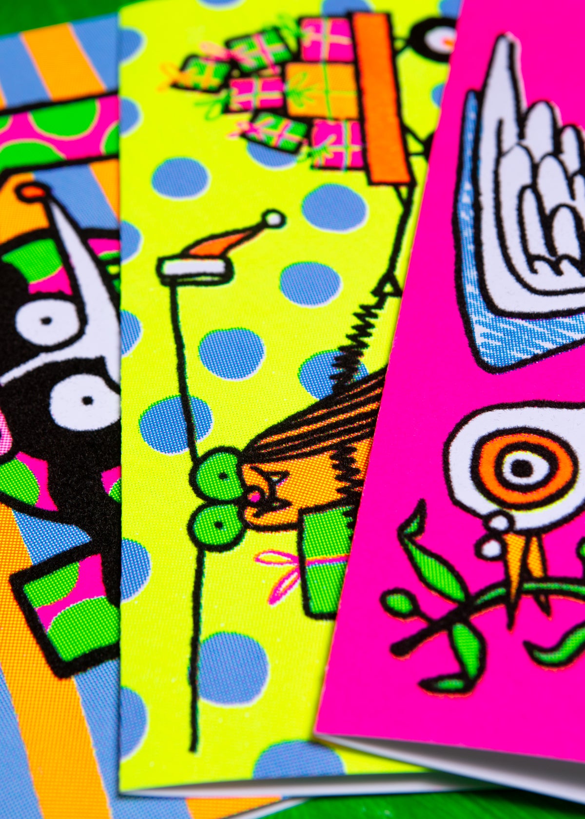 fuzzy neon joy card | gentle thrills